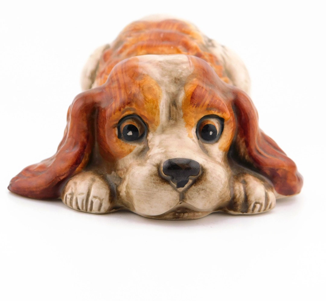 Adorable Ceramic Enesco Cocker Spaniel Figurine. E9402. Japan - Etsy