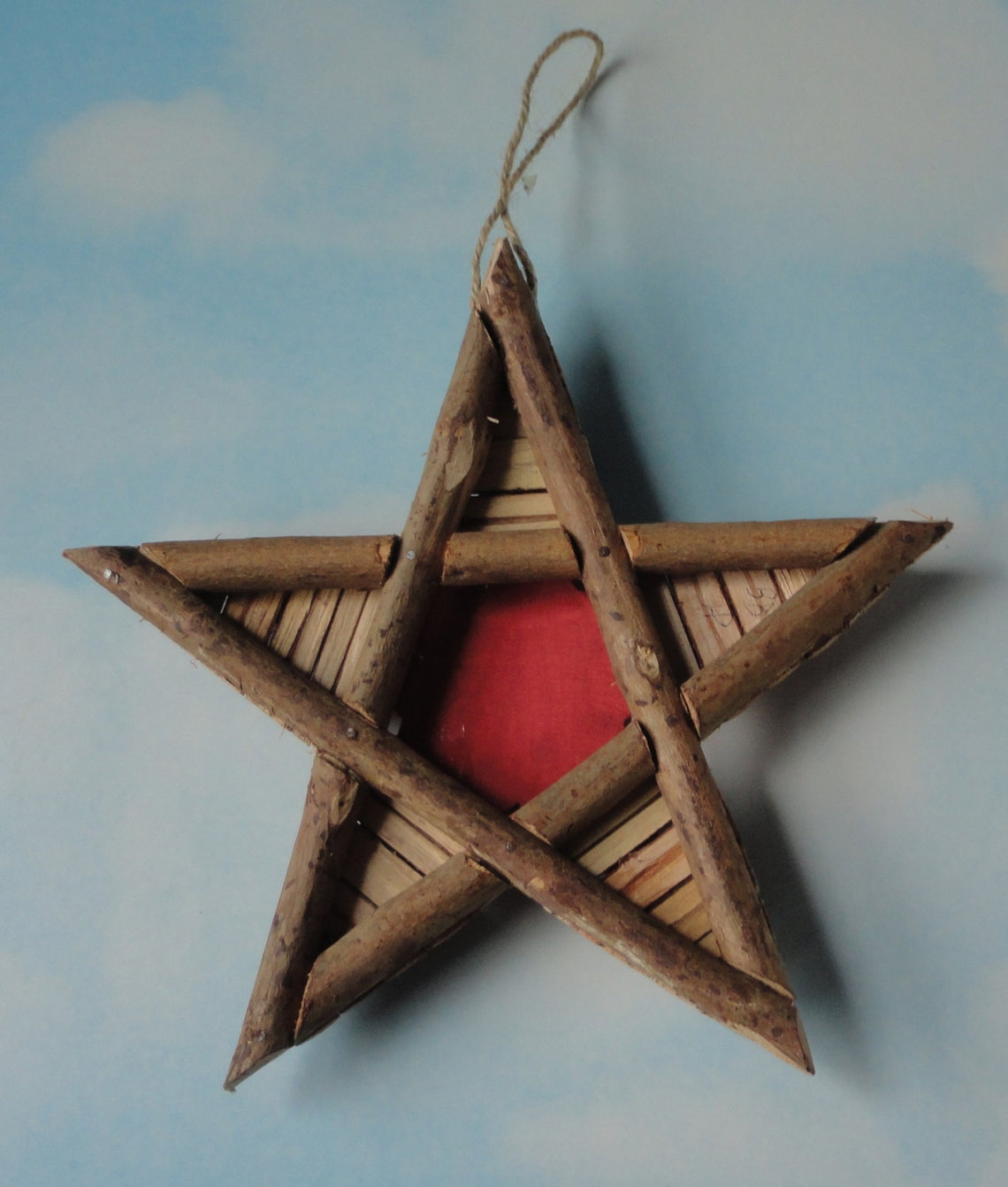 Vintage Folk Art STAR.Hand Made Christmas Wooden Star | Etsy