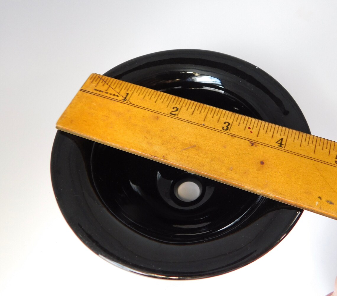 Vintage Black and Gold Porcelain Cup/bobeche for Chandeliers. - Etsy