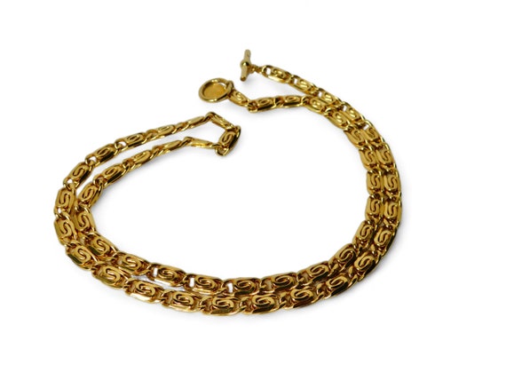 Beautiful Anne Klein Gold Plating Snail Links Chain… - Gem