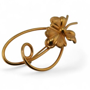 1950s FORSTNER Gold Filled Flower Brooch/pin - Etsy
