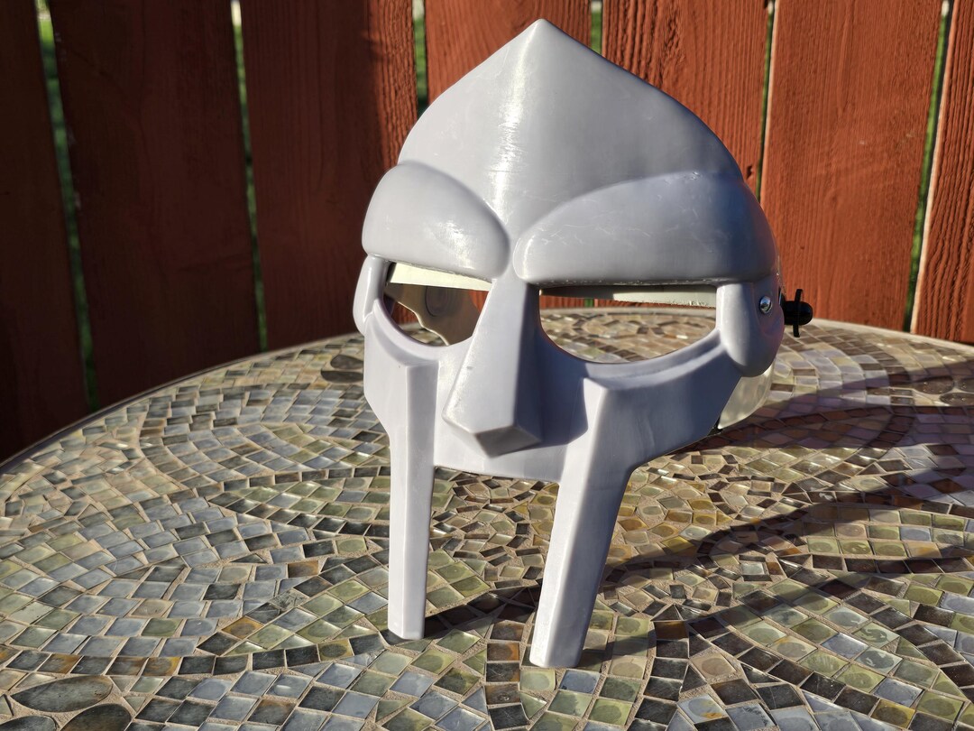 MF DOOM Mask With Rachet Headgear *unpainted* - Etsy