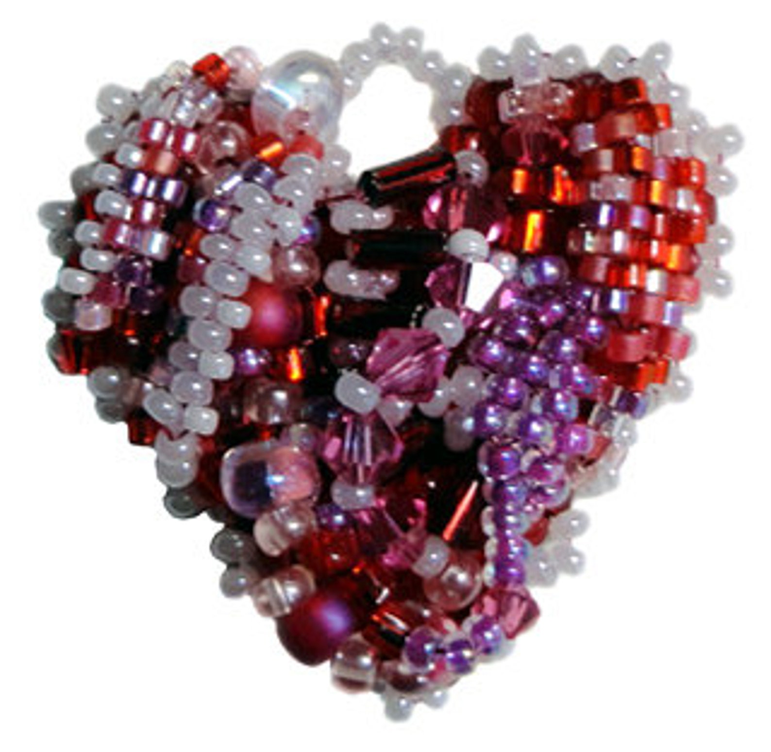 Freeform Peyote Heart PDF Tutorial - Etsy