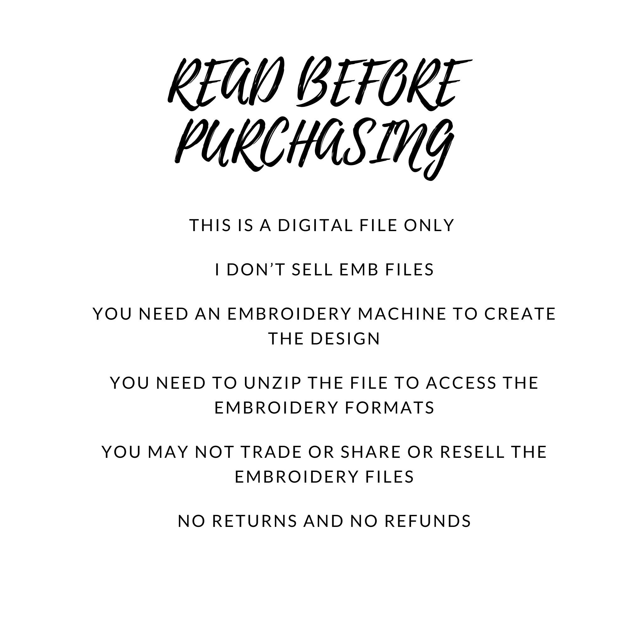 Goth Cat Embroidery Design, Occult Kitty Machine Embroidery File, Cute ...