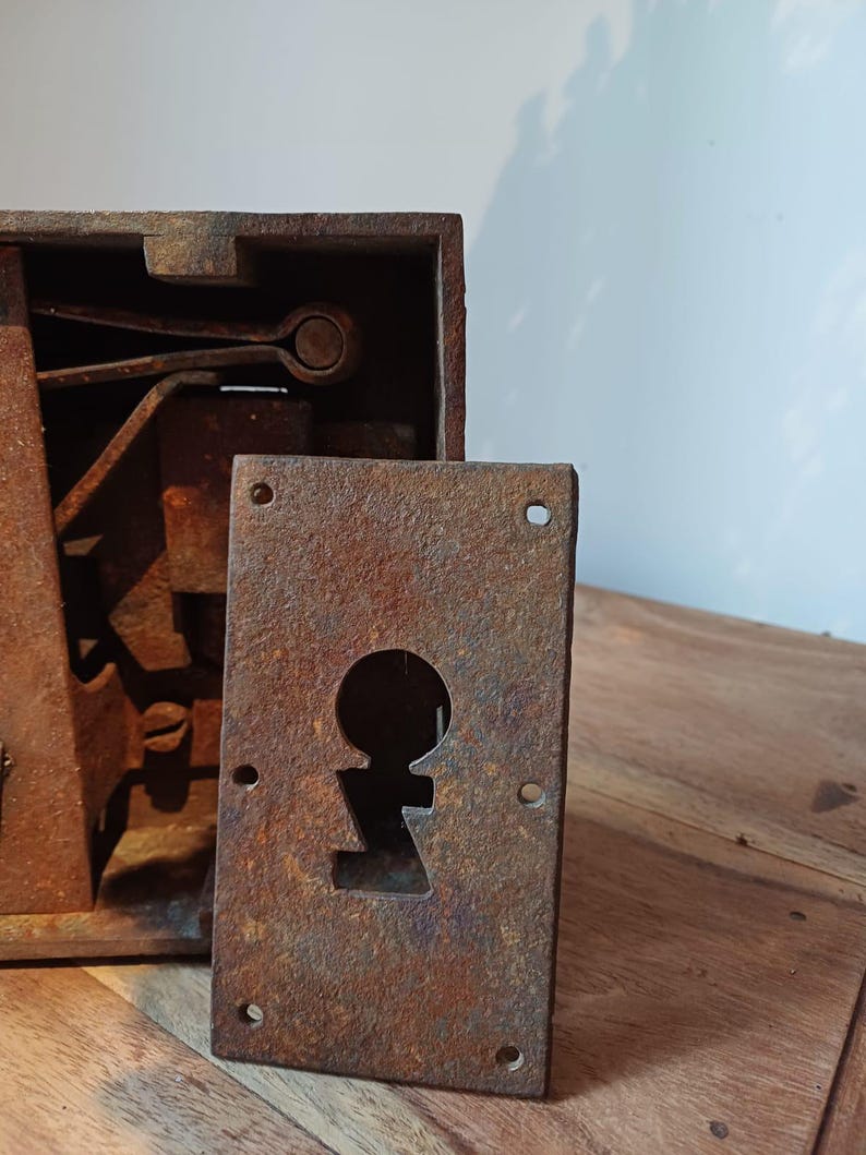 Knights Templar Barbican Gate Lock & Key: 14th-18th Century Hinge Pin ...