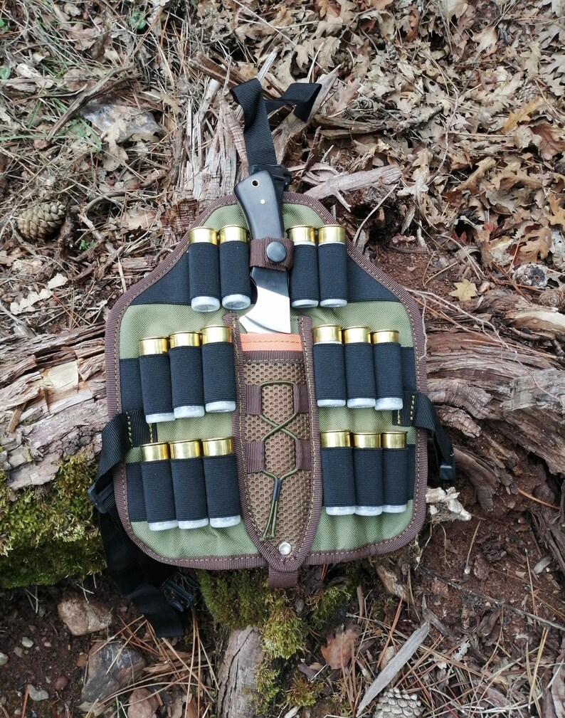 Tactical Leg Cartridge Holder With Knife Pouch - Etsy