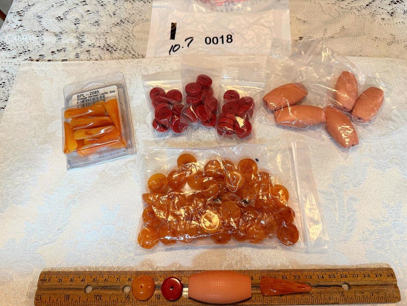 Large Vintage Bead Collection (1950s–60s) | Mixed Assorted Beads for ...