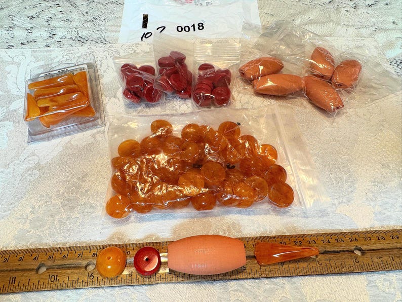Large Vintage Bead Collection (1950s–60s) | Mixed Assorted Beads for ...