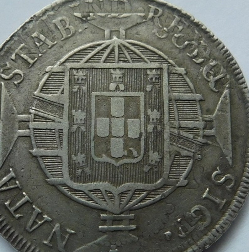 1820 Brazil 960 Reis Silver Mint Mark R rio - Etsy