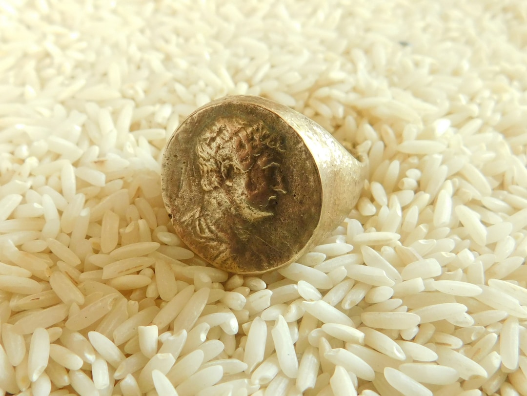 Heavy Sterling Silver Mans Ring of the Roman Emperor Hadrian - Etsy