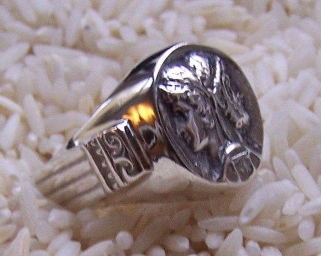 Janus Ring, God of New Beginnings Mans Ring in Sterling Silver - Etsy