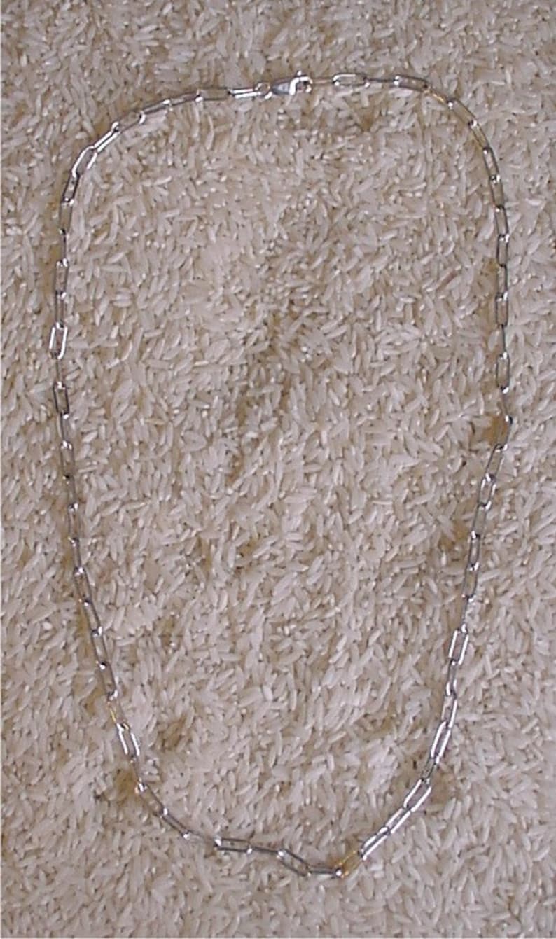 24 Inch Heavy Handmade Sterling Silver Chain | Etsy