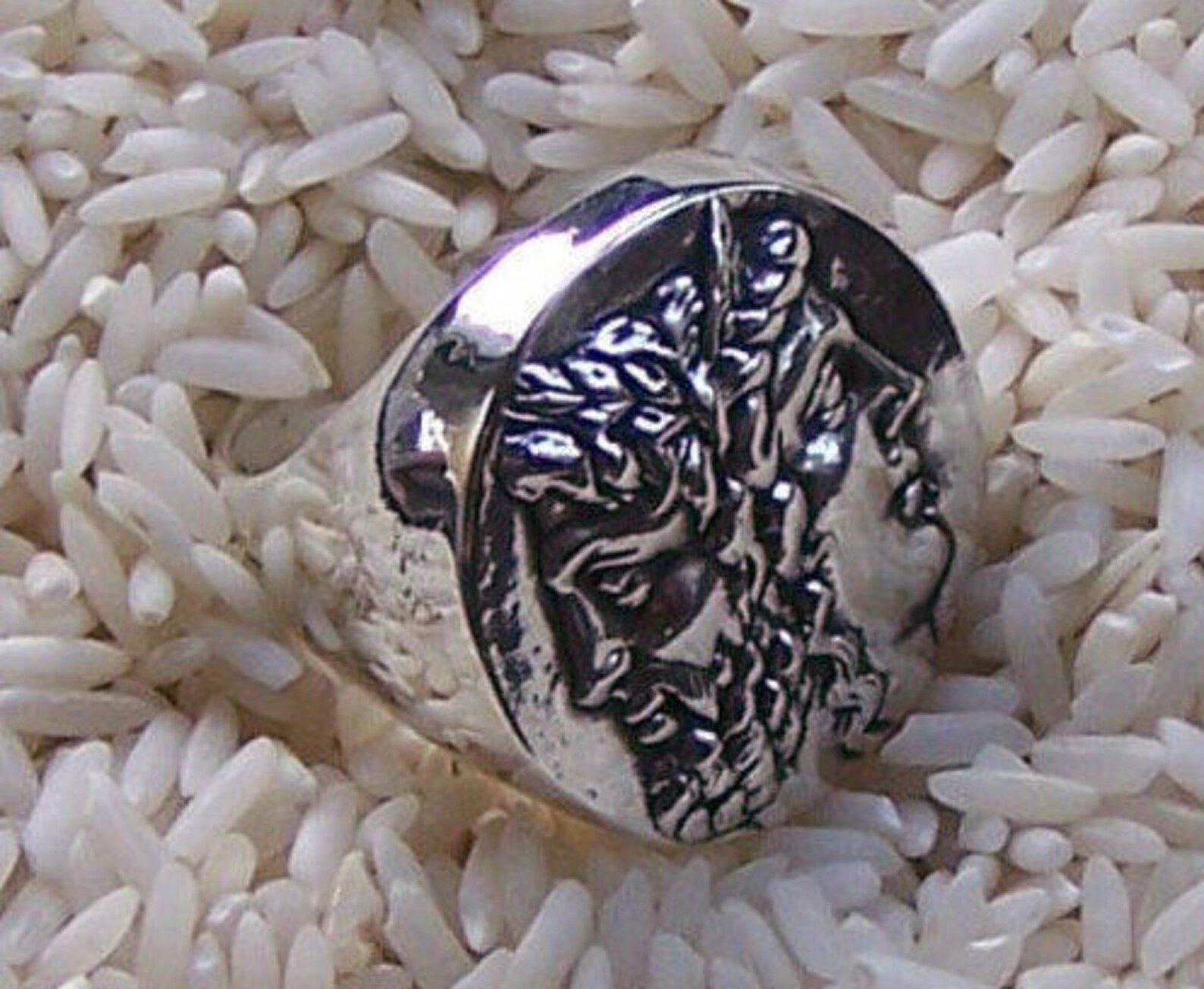 Janus Ring God of New Beginnings in Heavy Sterling Silver | Etsy