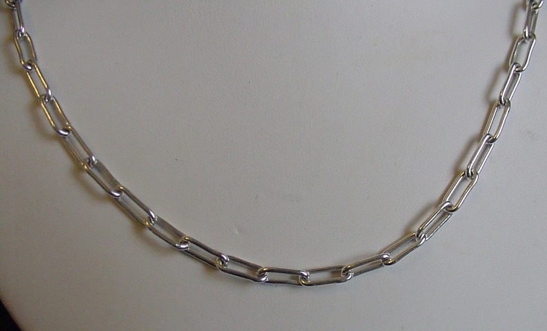 24 Inch Heavy Handmade Sterling Silver Chain | Etsy