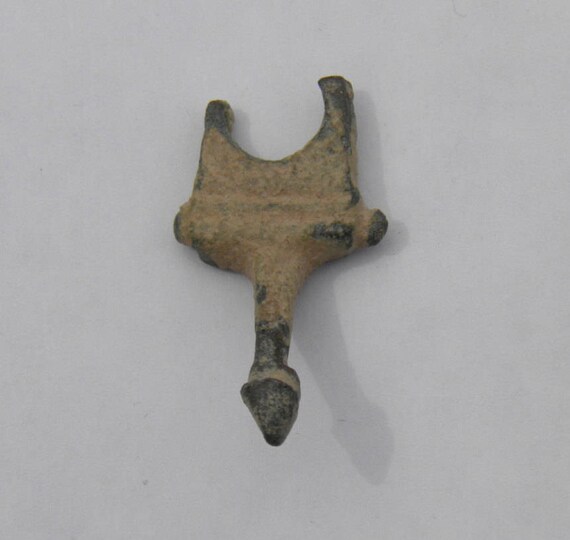 Ancient Roman Bronze Applique - Gem