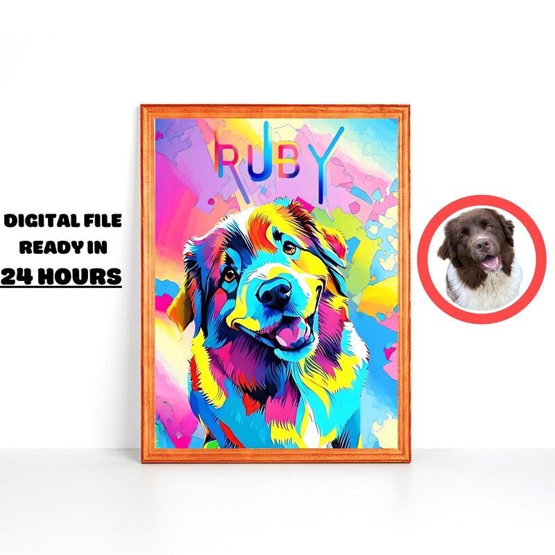 Pop Art Pet Portrait - Etsy