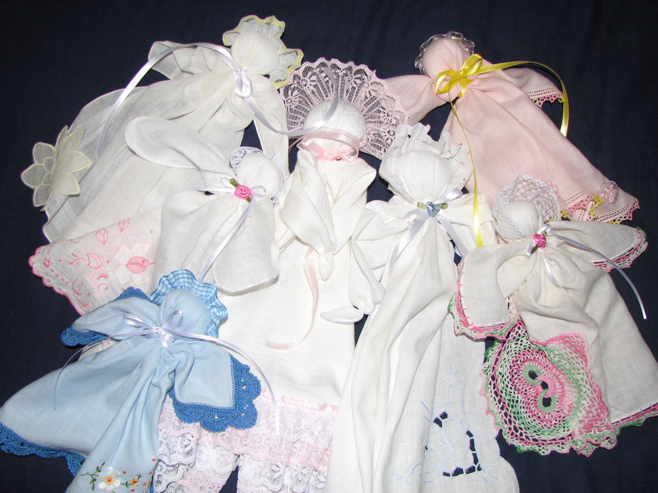 Toys Dolls & Action Figures Dolls Mini hanky baby dolls with pale blue ...