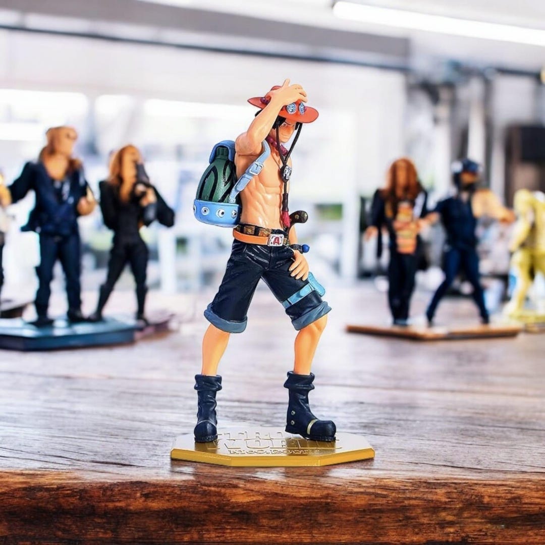 One Piece Ace Figure 22cm Anime Statue 3D Printed Hand-painted - Etsy