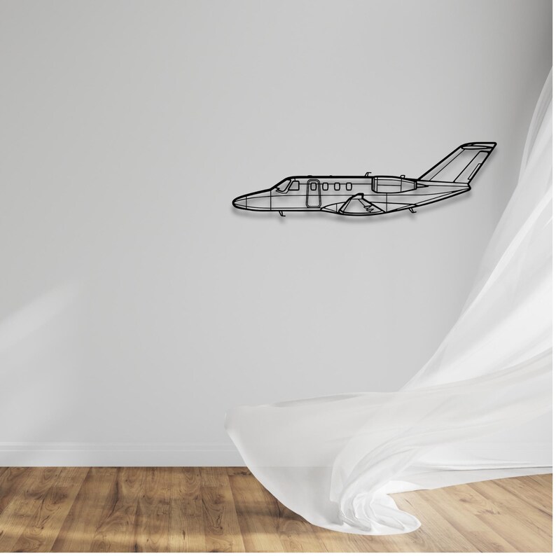 Cessna Citation M2 Silhouette - Custom Metal Airplane Wall Art & Unique ...