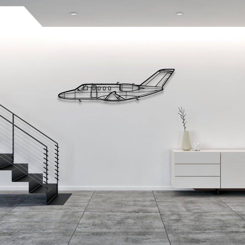 Cessna Citation M2 Silhouette - Custom Metal Airplane Wall Art & Unique ...