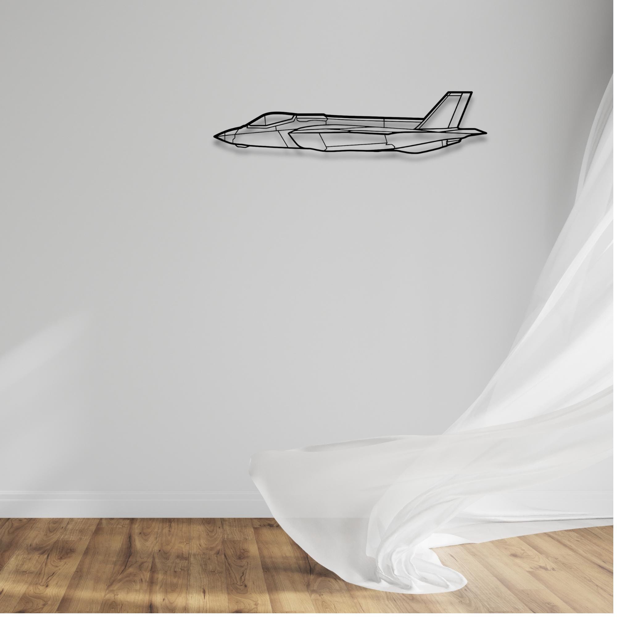 Lockheed Martin F-35 Lightning II Silhouette - Custom Metal Airplane ...