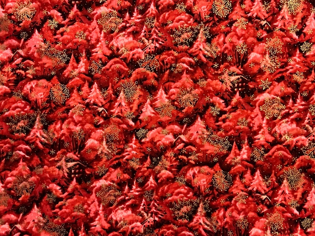 1 Yard Cut Winter Solstice Cotton Fabric From Hoffman International ...