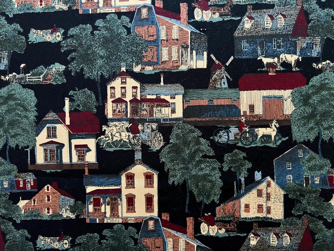 Vintage County Fair Cotton Fabric by Hoffman International Fabrics/1 ...