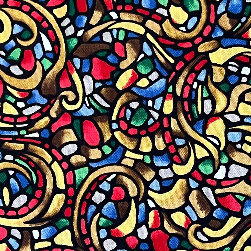 Stained Glass Fabric - Etsy