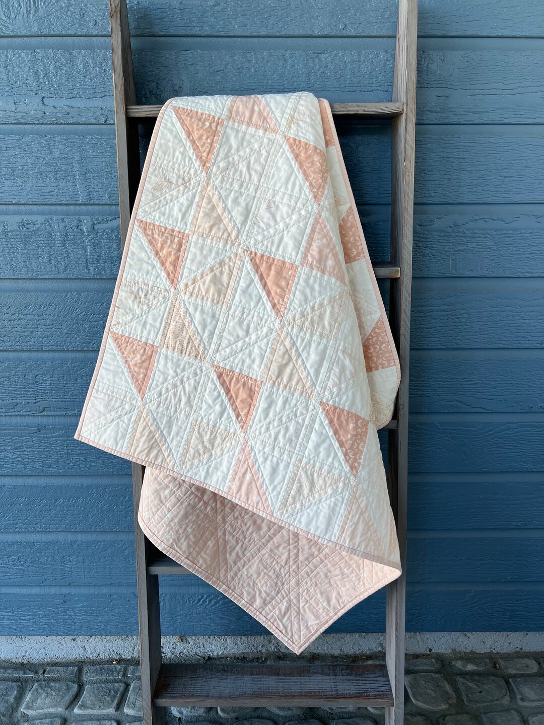 Pink Whisper Pinwheels III Baby Quilt/ballerina Fusion/baby Blanket ...