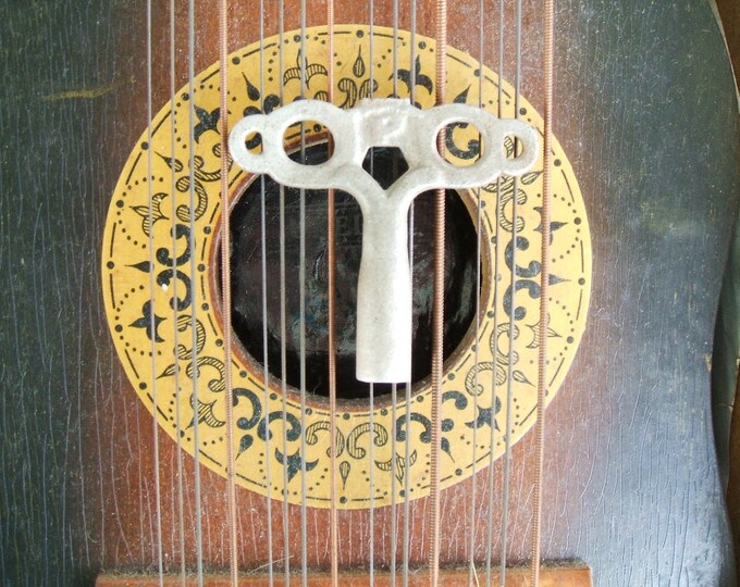 Antique Ukelin Bowed Zither Psaltery Wood String Musical Instrument ...