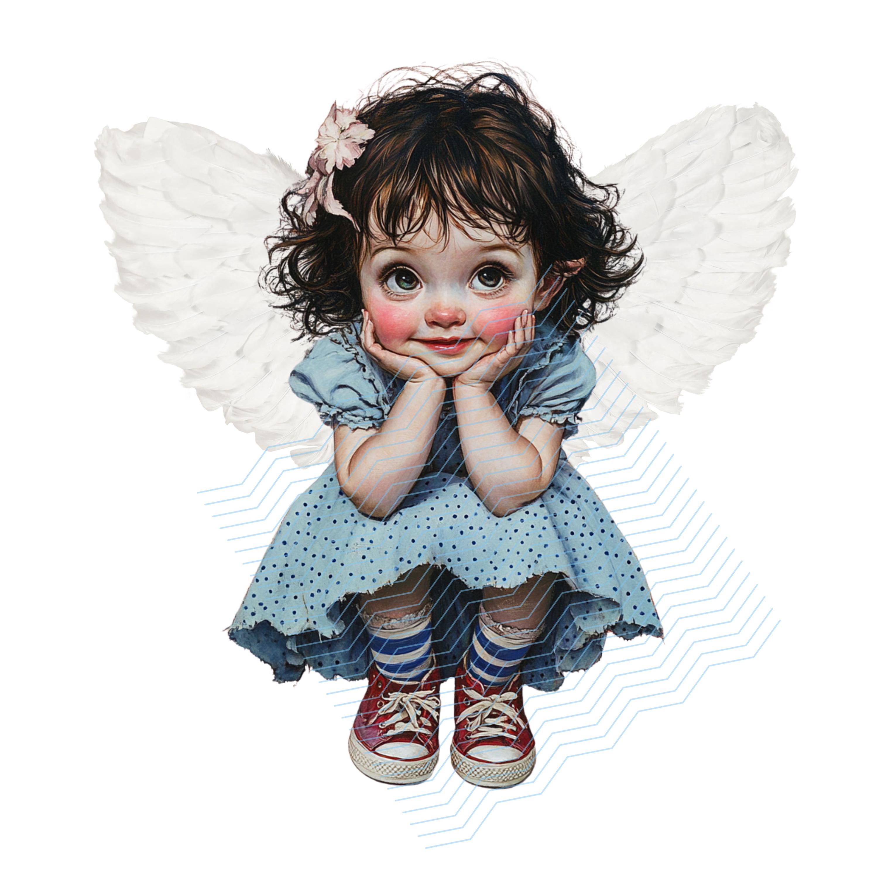 Little Angels 8 Clip Art Angels With Transparent Background - Etsy