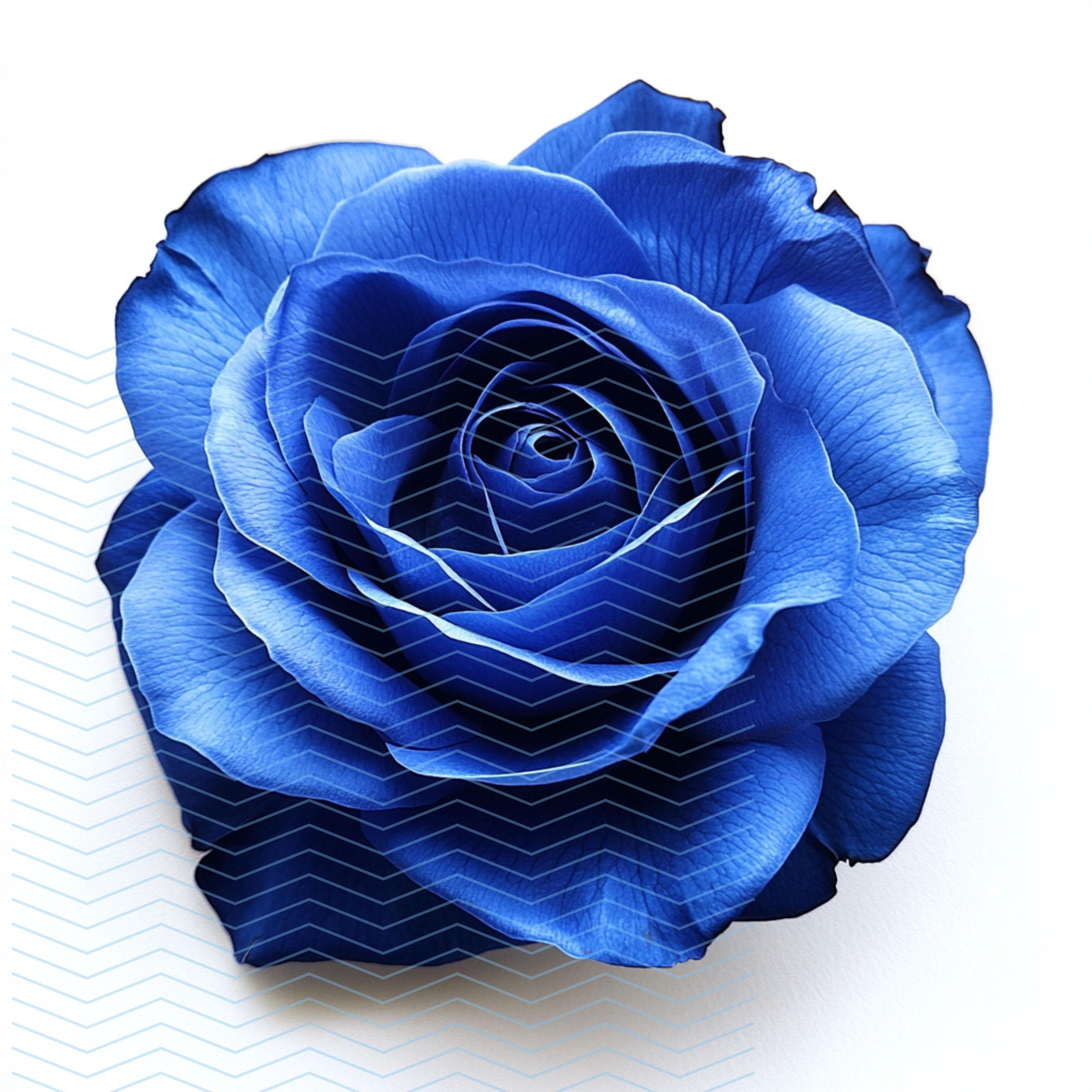 Blue Roses Clip Art Collection: 10 PNG Images, Sublimation Design ...