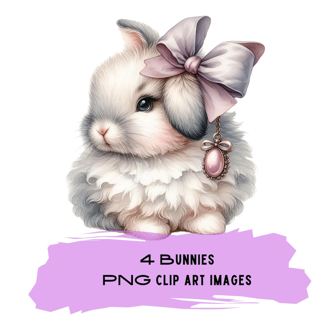 Adorable Bunny Collection - Cute Bunny Illustrations for Spring and ...