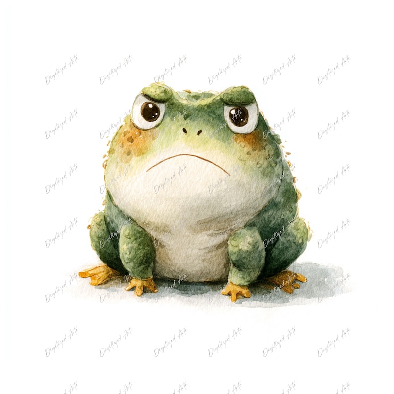 CLIP ART Bundle, Whimsical Angry Frogs Bundle - 24 PNG Images - Etsy