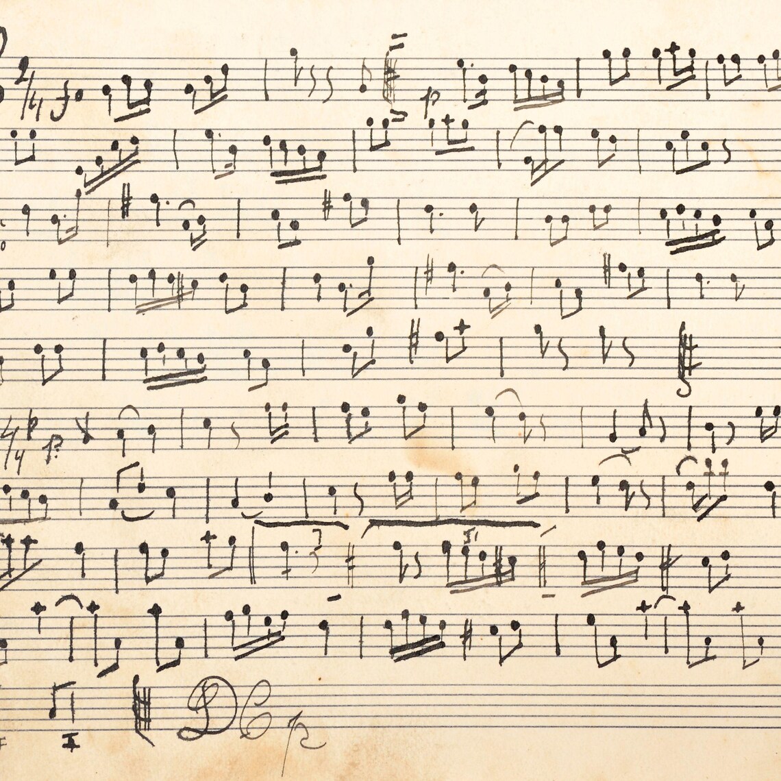 Digital Paper Sheet Music - Etsy