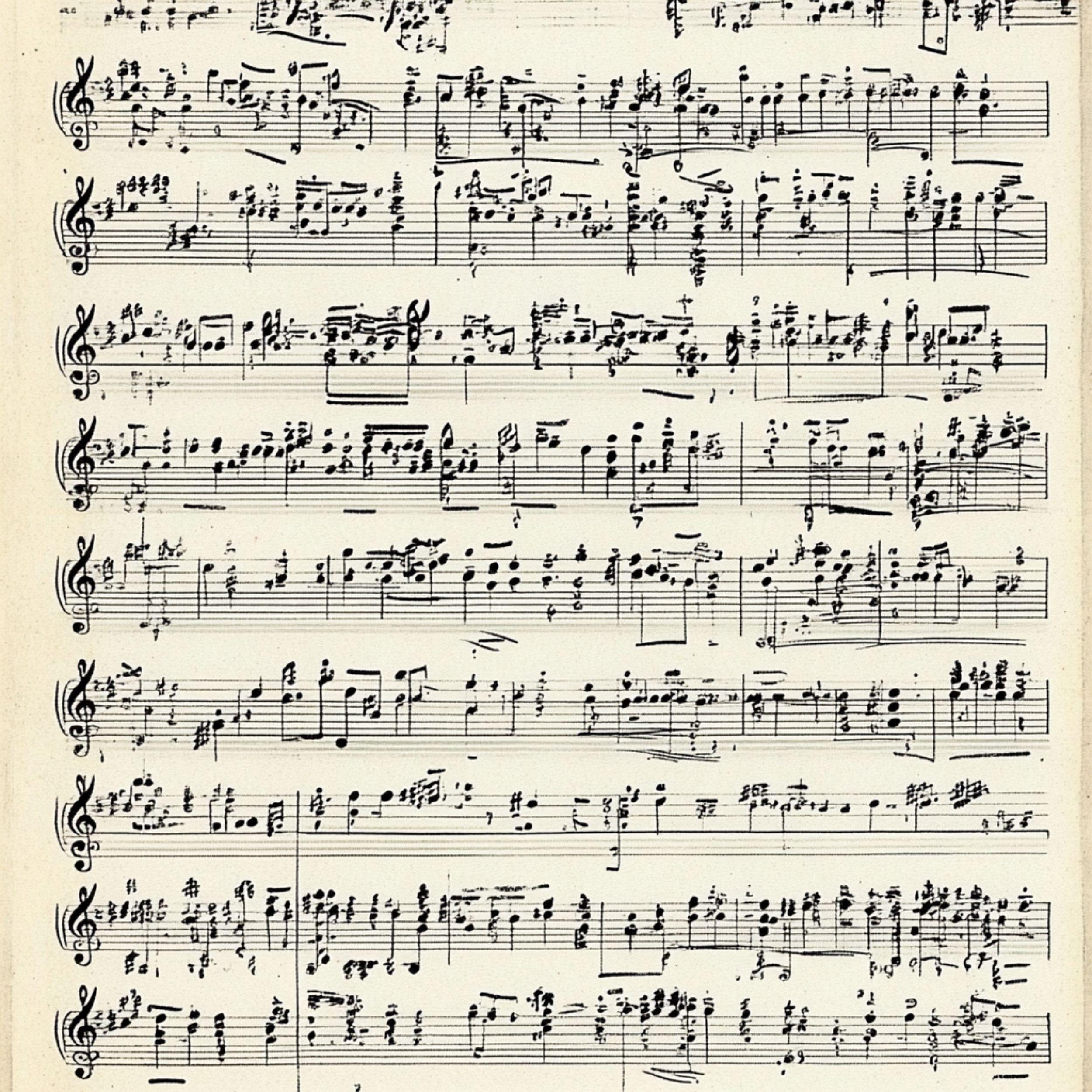 Digital Paper Sheet Music - Etsy