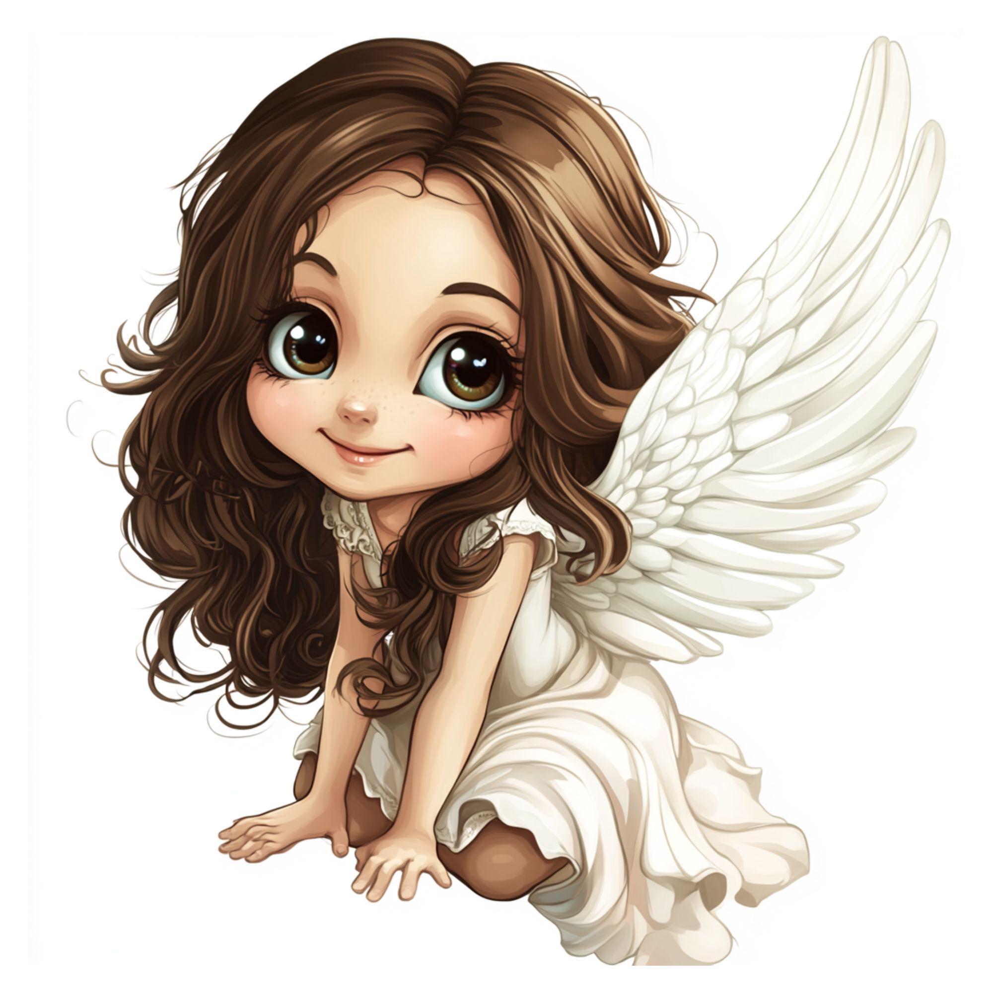 Clip Art Cute Little Angels - Etsy