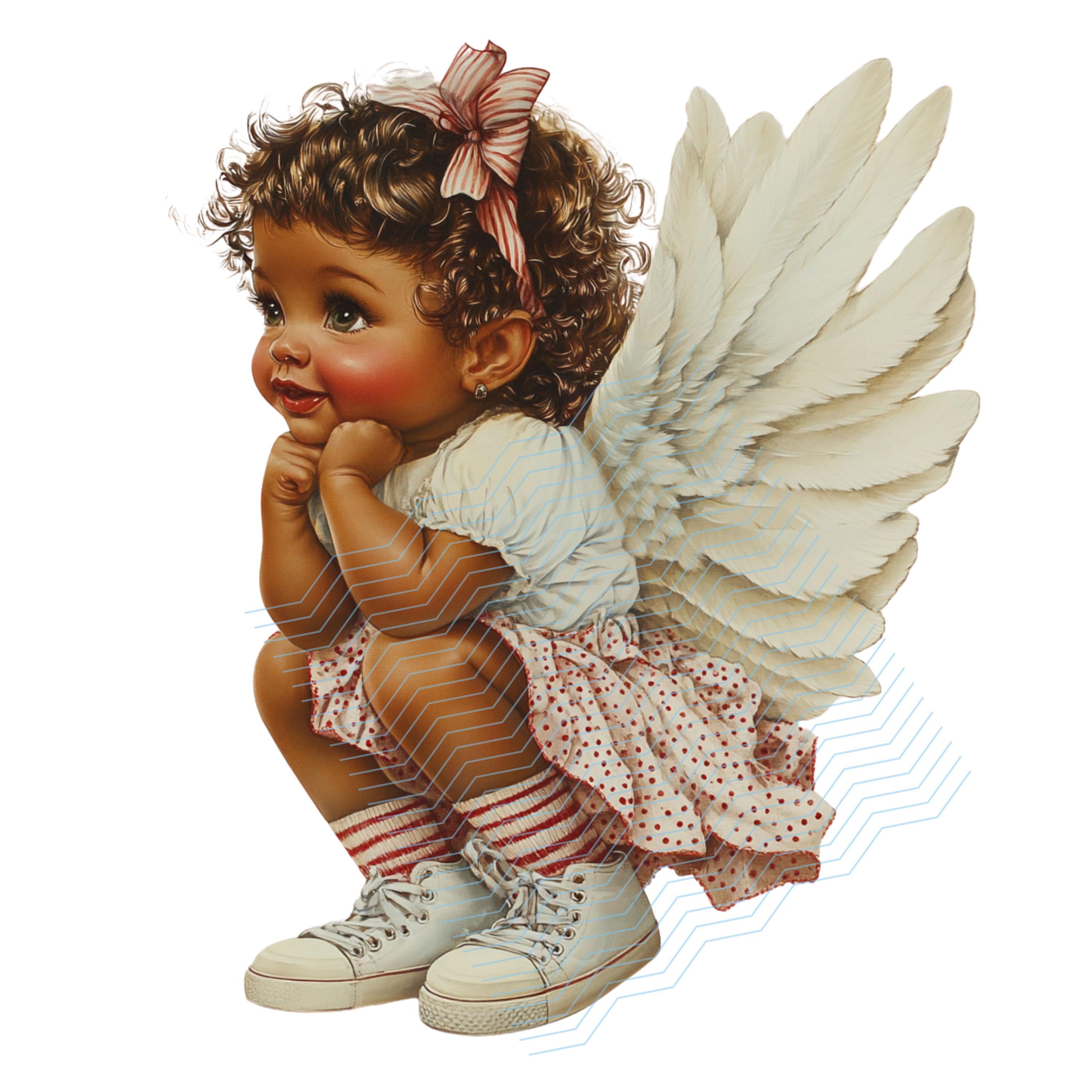Little Angels 8 Clip Art Angels With Transparent Background - Etsy