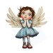 Little Angels 8 Clip Art Angels With Transparent Background - Etsy