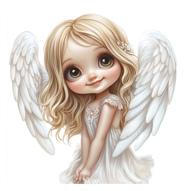 Clip Art Cute Little Angels - Etsy