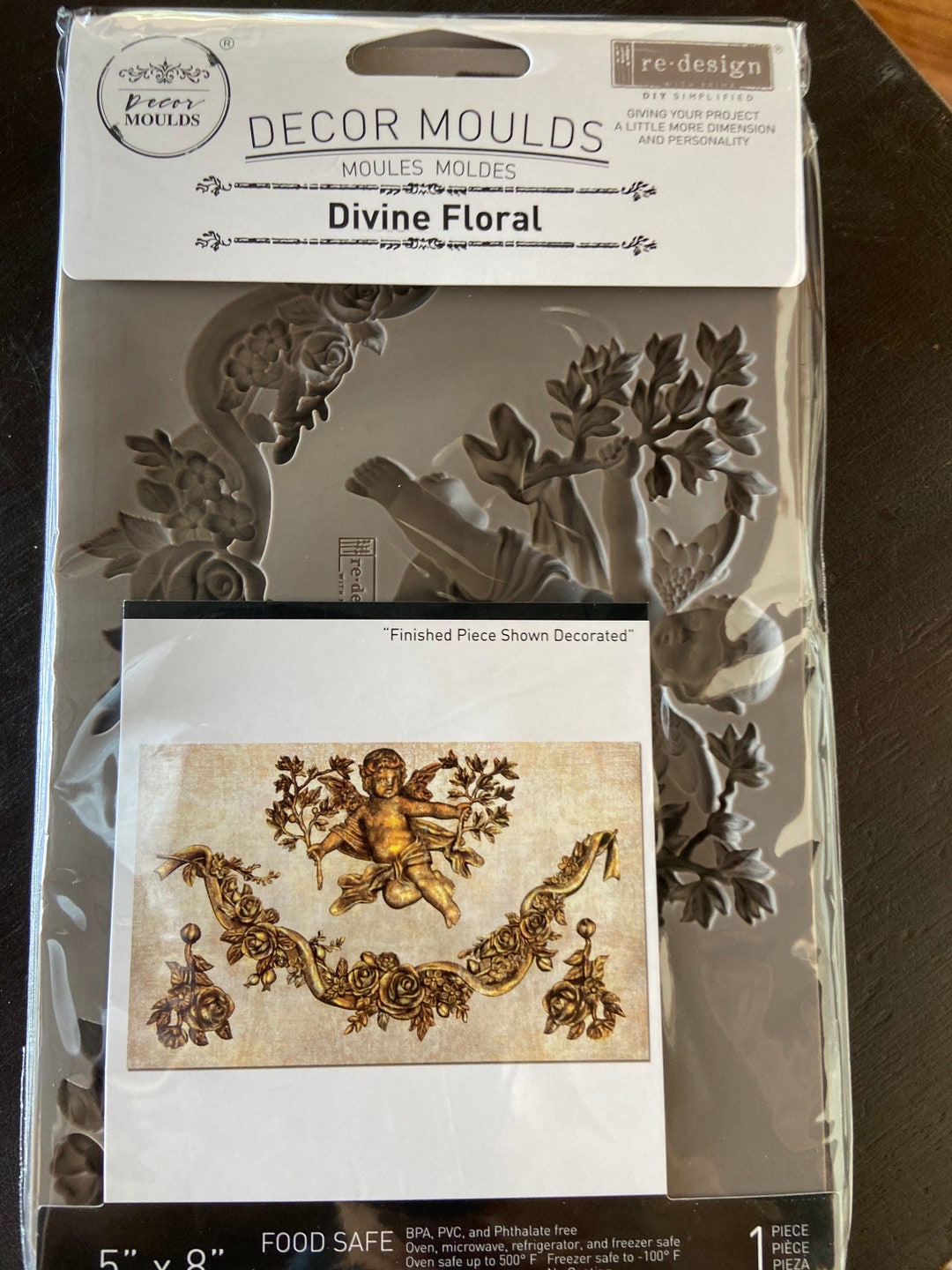 Divine Floral Re Design Decor Moulds Divine Floral 5 X 8 Food Safe - Etsy
