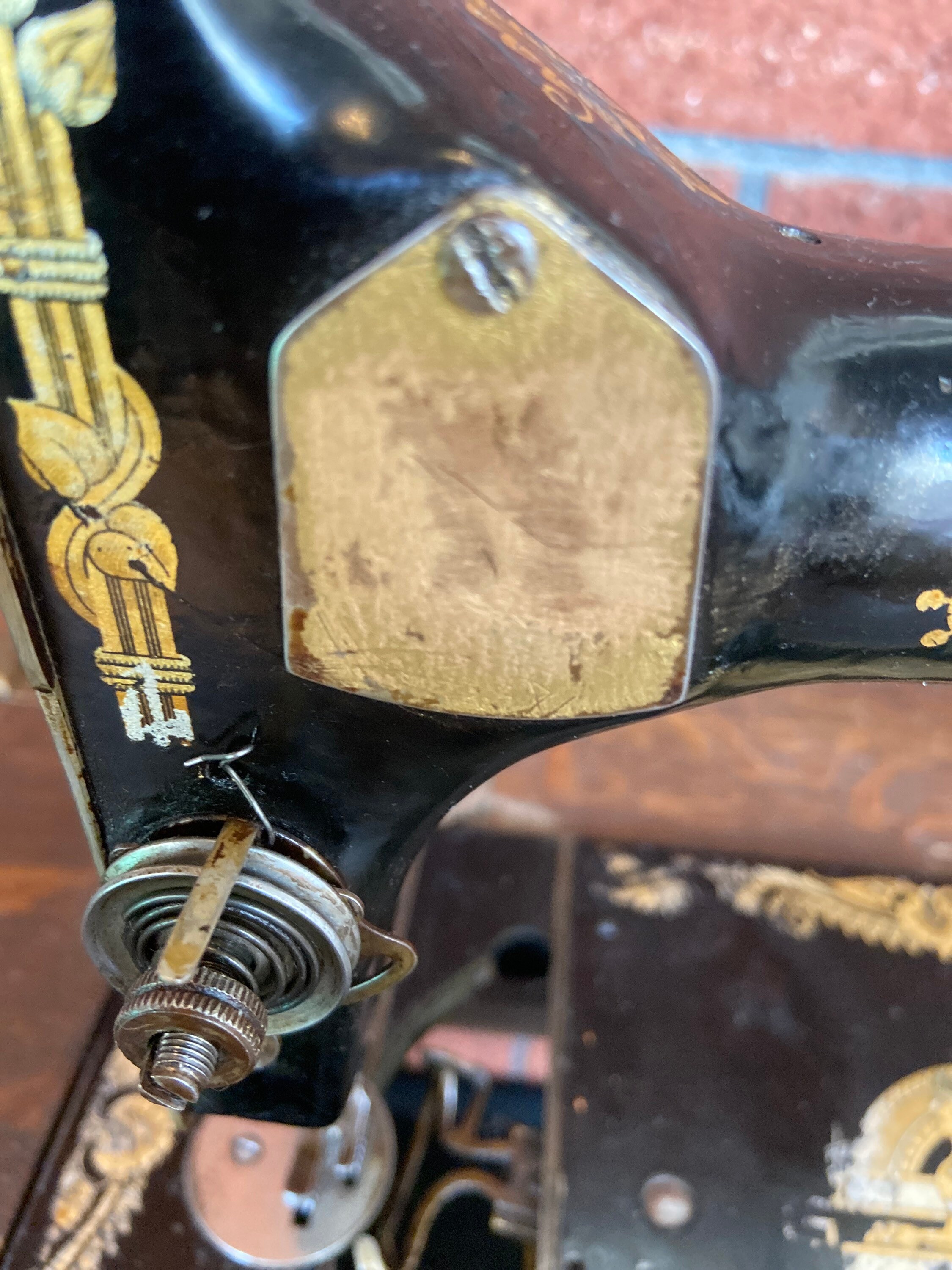 Singer Machine Front Plate With Screw This is From the Sphinx Singer - Etsy