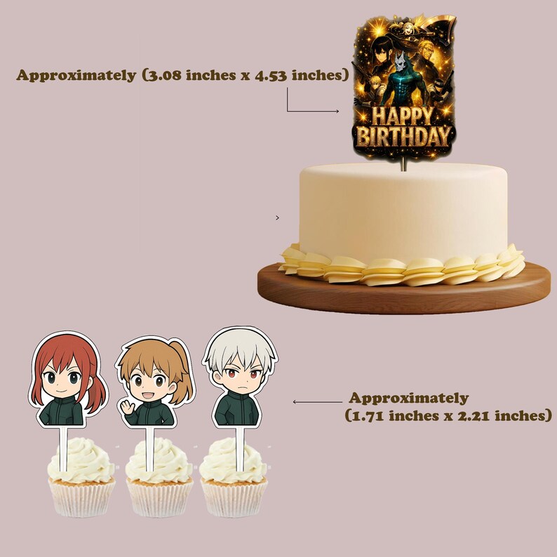 Chibi Monster Hero 2025 Cake Topper | Anime-inspired Digital Download ...