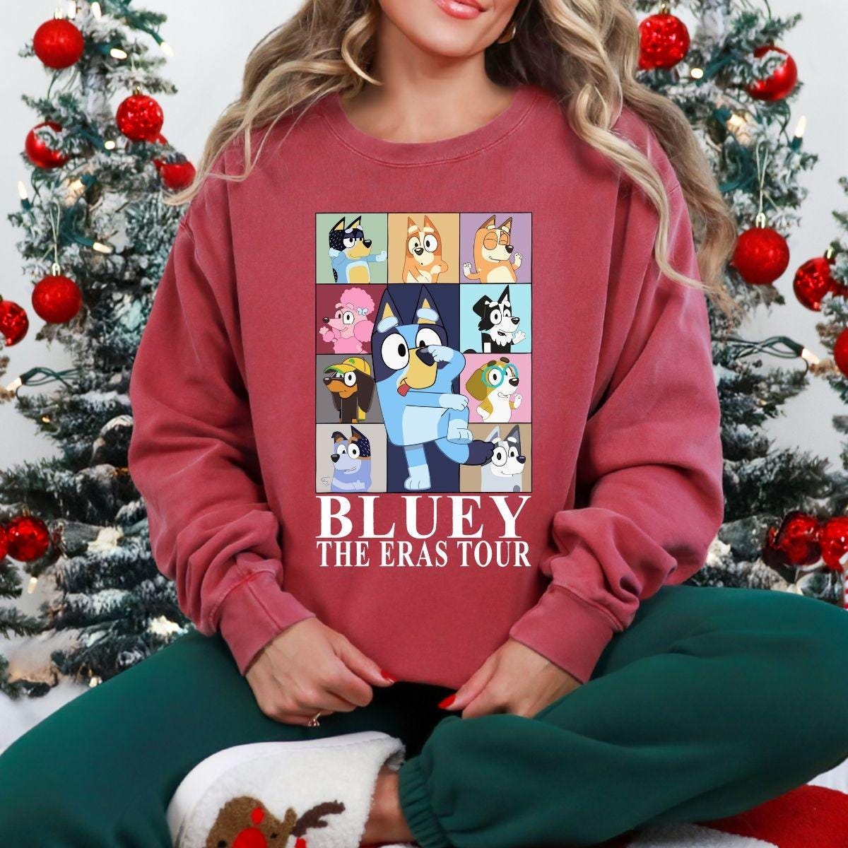 Blue Dog Eras Tour Comfort Colors® Sweatshirt, Midnights Blue Dog ...