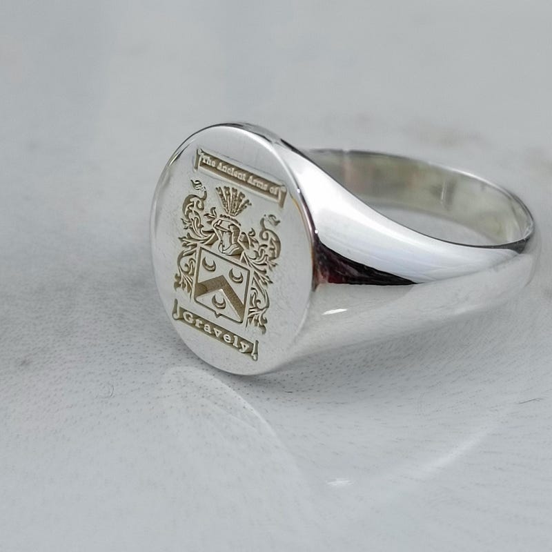 Crest Ring - Etsy