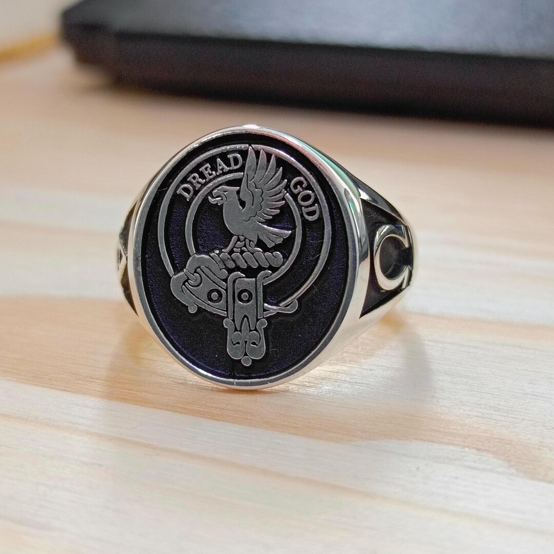 Coat of Arms Ring, Family Crest Rings, Custom Signet Ring, Crest Ring ...