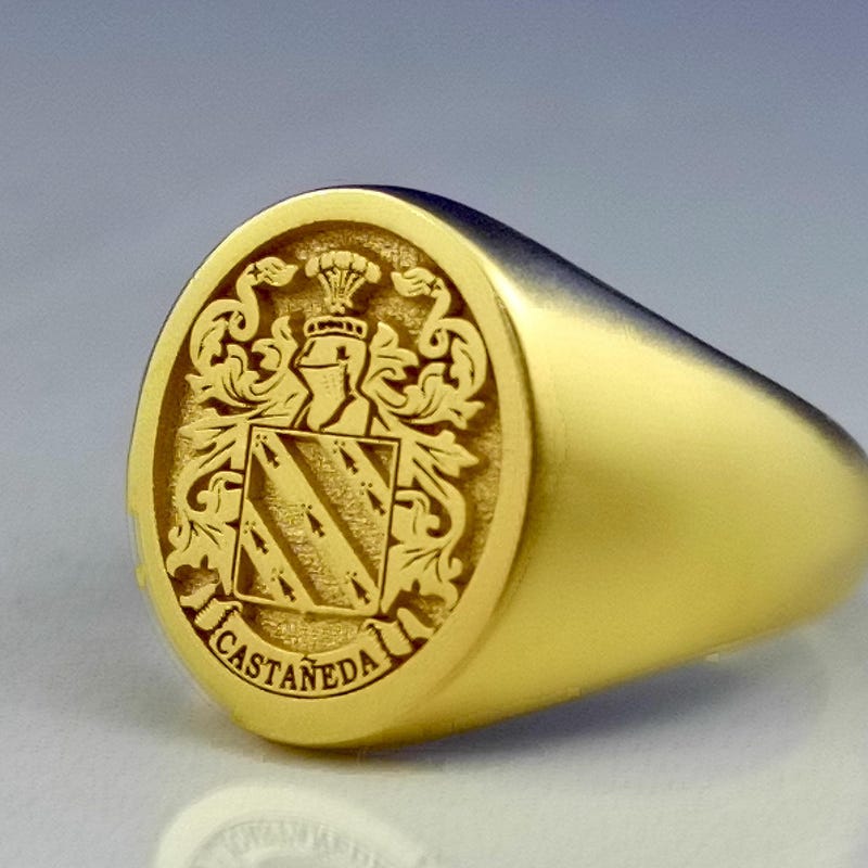 Crest Ring - Etsy