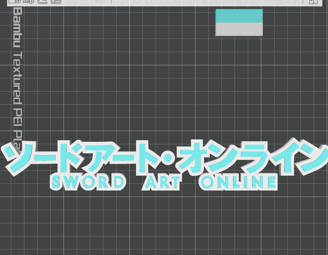 ANIME INSPIRED LOGO Display | 3d Print Anime Sign | Custom Desk Sign ...
