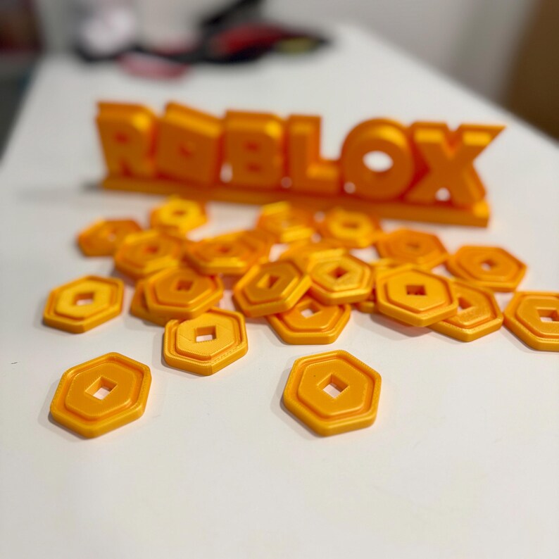 Roblox Robux Gold Coins – 3D Printed Play Money for Kids, Roblox ...