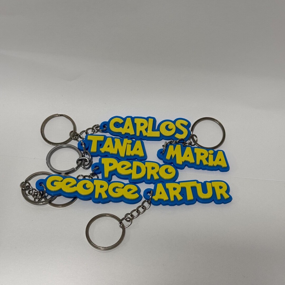 POKEMON CUSTOM KEYCHAIN - 3D Printed Personalized Backpack Name Tag ...
